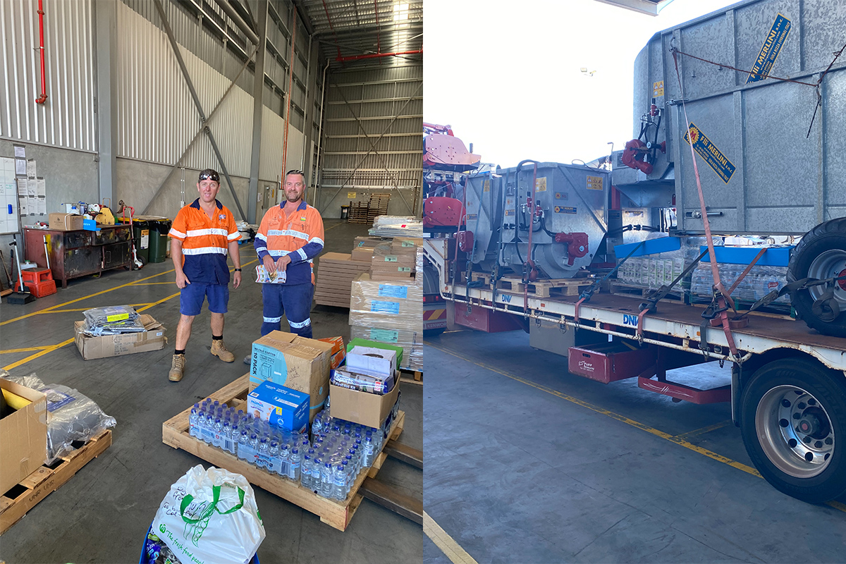 'They've got nothing': Local truckers launch in to help Lismore recovery