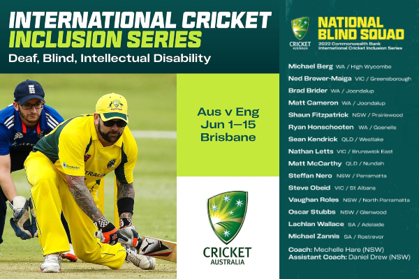 Exciting times for Australian Blind Cricket with new upcoming bilateral ...