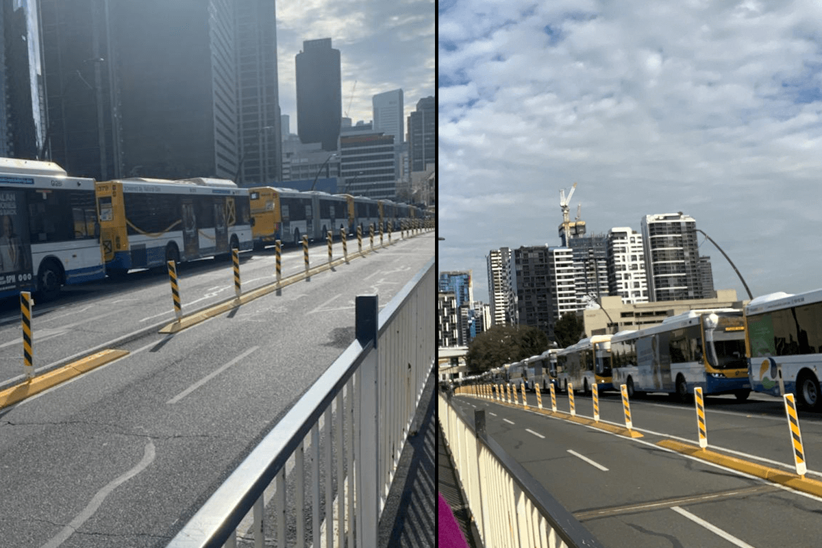 Peak hour gridlock: Emergency works bring CBD bus network to standstill