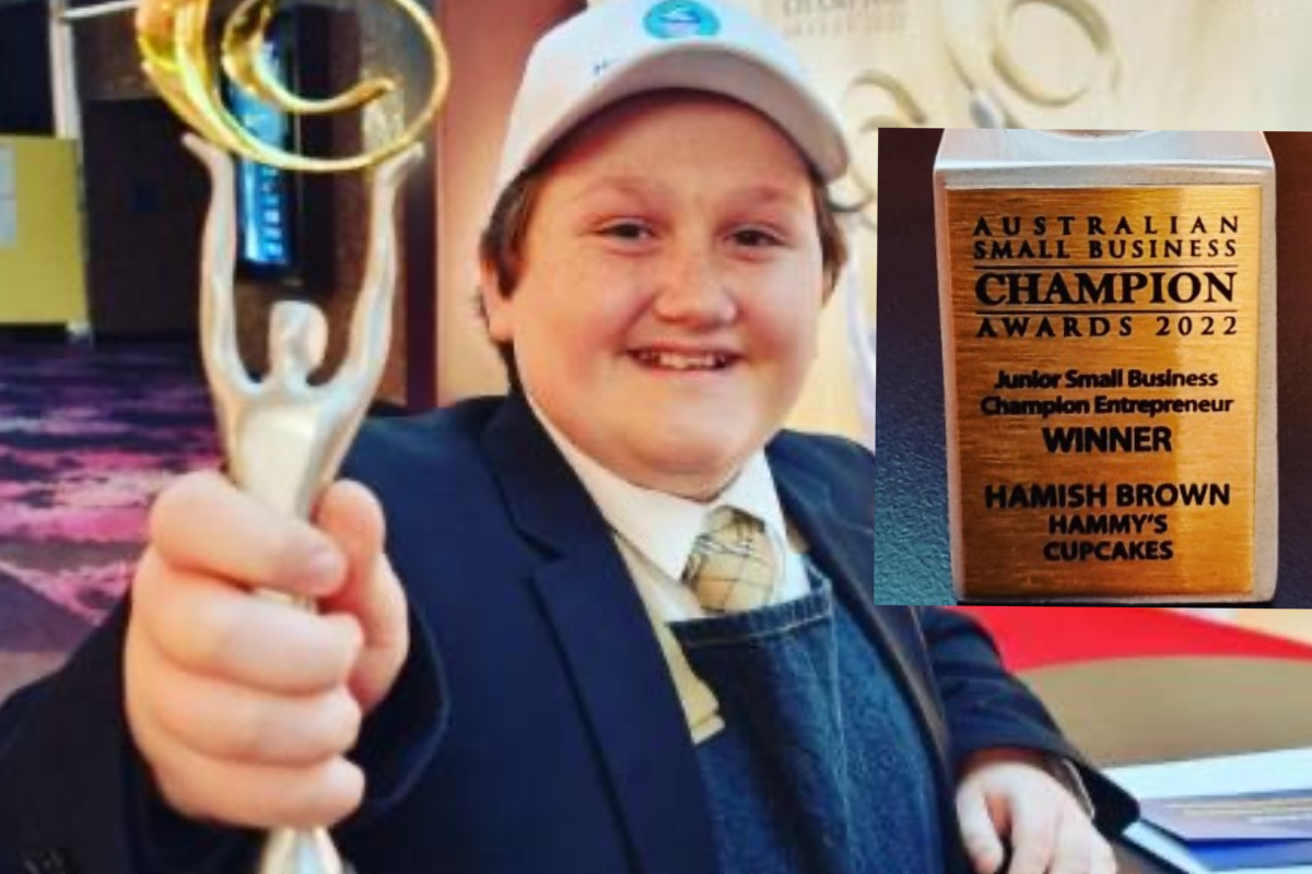Enterprising 11-year-old behind cupcake biz takes out big award!