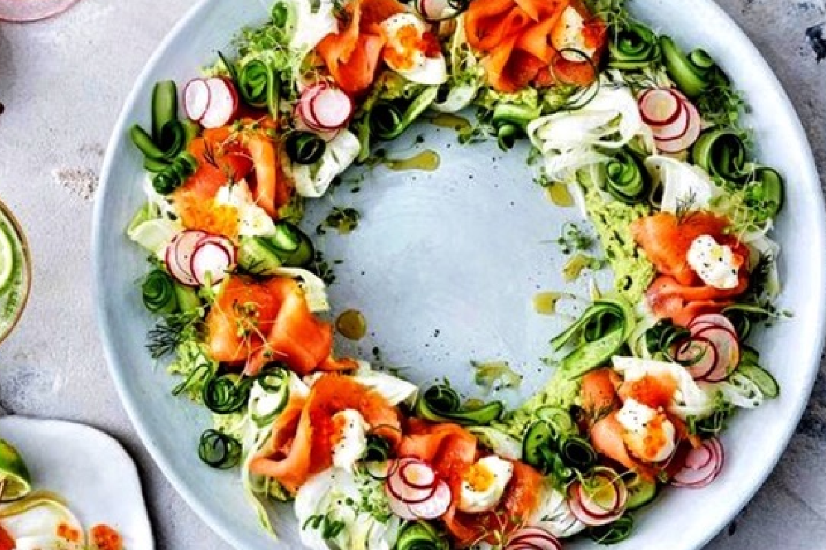 Lisa Mead's recipe: Smoked salmon wreath