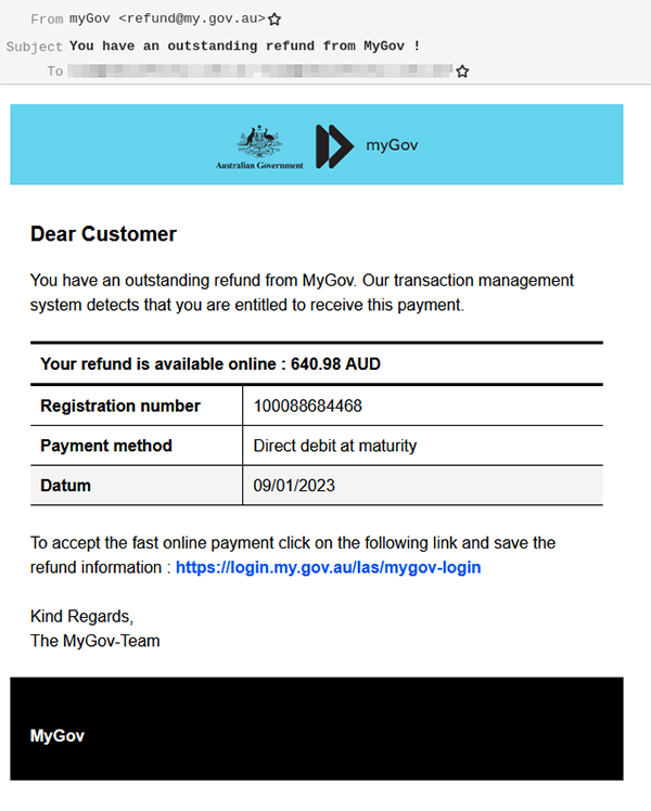 The $640 myGov scam Aussies need to be wary of