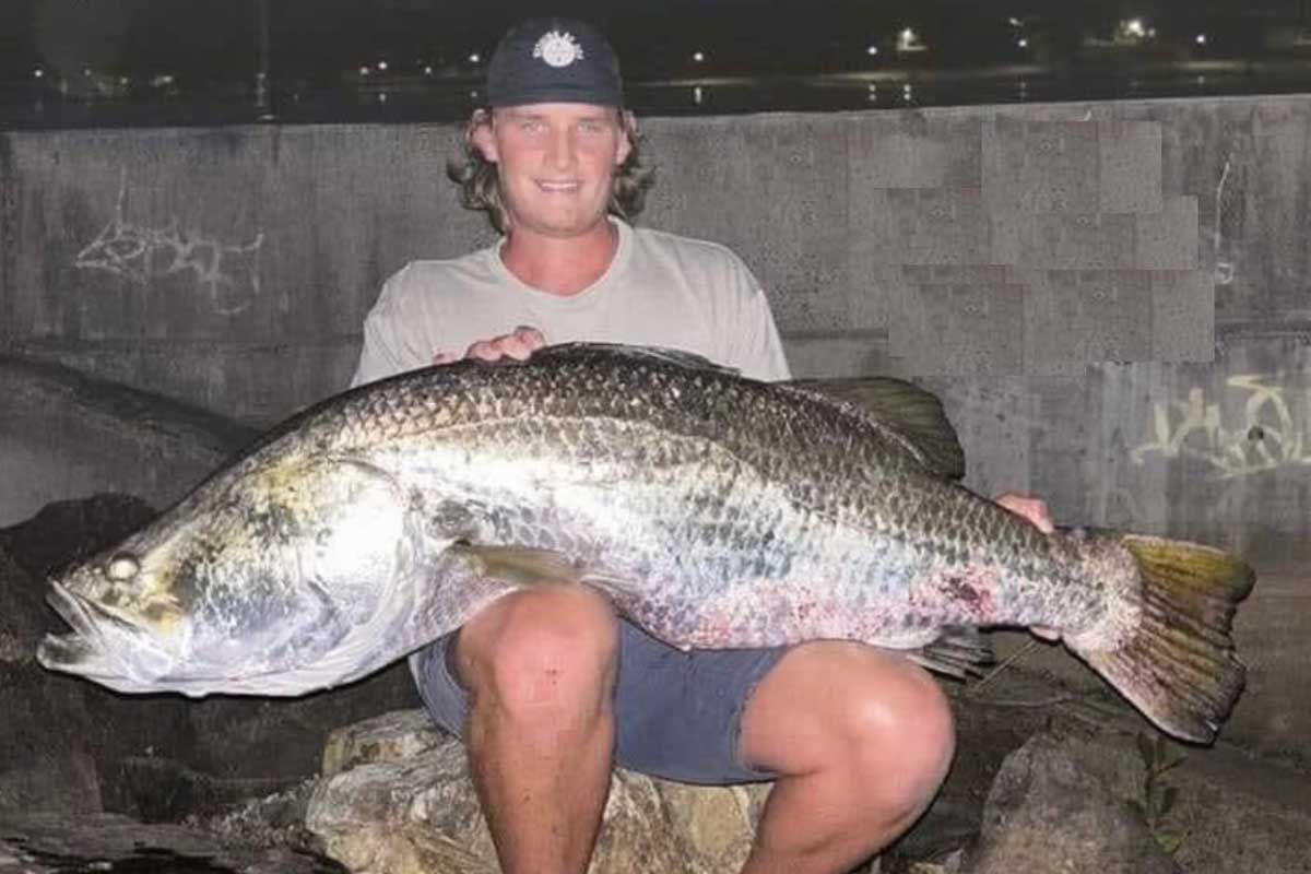 'Quite the tale!': Young fisherman catches massive barra!