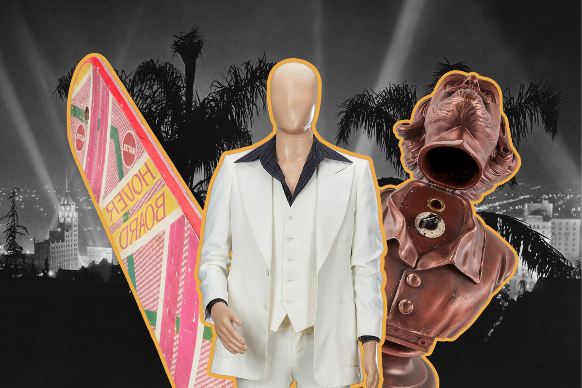 Iconic movie suit and other Hollywood props up for sale