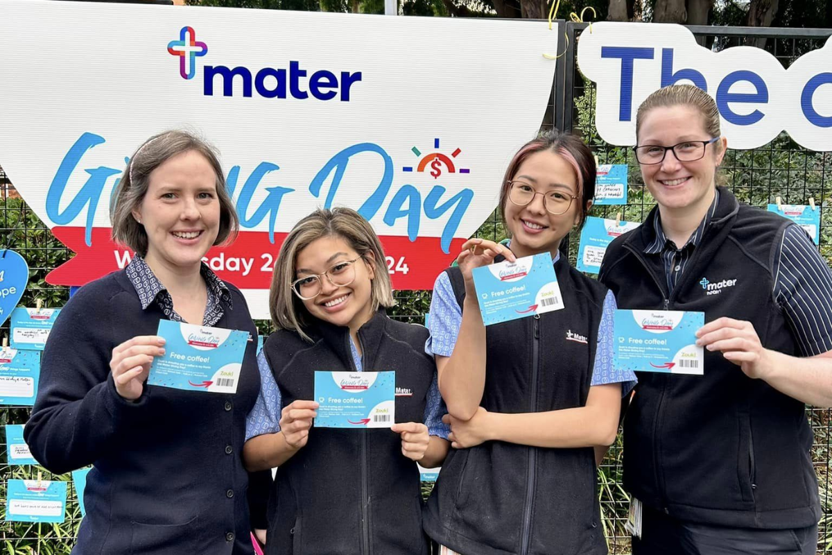 The Mater Giving Day has begun! - 4BC