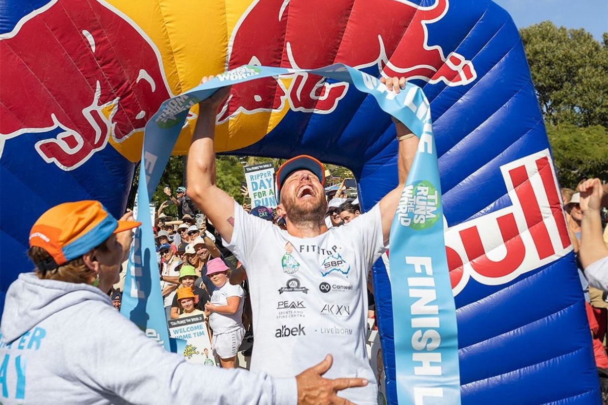 Tim Runs the World: Sprints across the finish line - 4BC