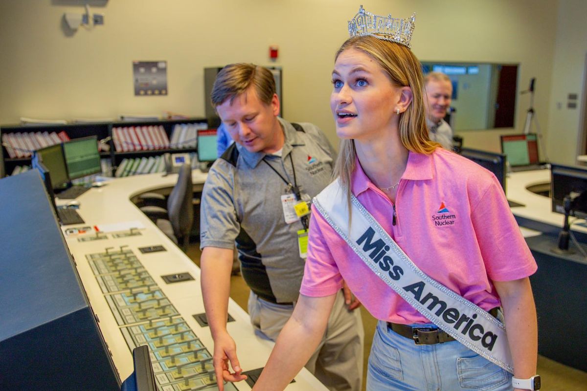 'It's all around us': Nuclear engineer and Miss America on Australian ...